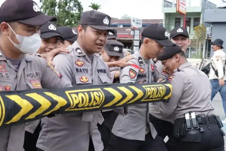 Jelang Pemilu 2024, Polres Bengkayang Gelar Latihan Dalmas – SUARAKALBAR.CO.ID